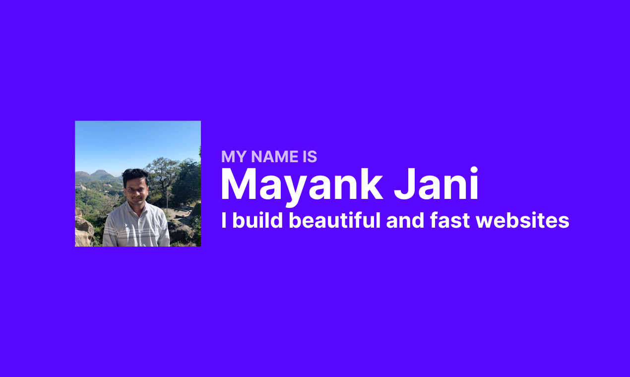 Mayank Jani